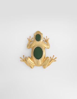 Dolce & Gabbana Sartoria Frog-shaped Brooch - Mann Bijoux Gold Metall Onesize