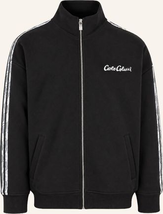 Carlo Colucci Carlo Colucci Sweatjacke - Stripe Club Foscaro schwarz