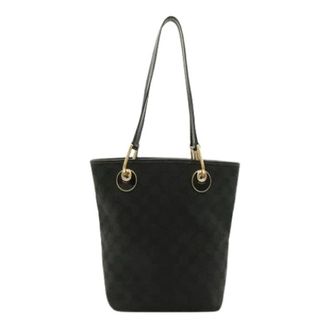 Gucci Pre-owned Vintage GG Canvas Tote Bag - - Pre-owned - Damen - Schwarzk - ONE SIZE