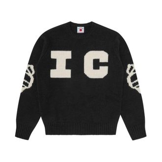 Icecream Rundhals-Strickware - - Knitwear - Herren - Schwarzk - XL