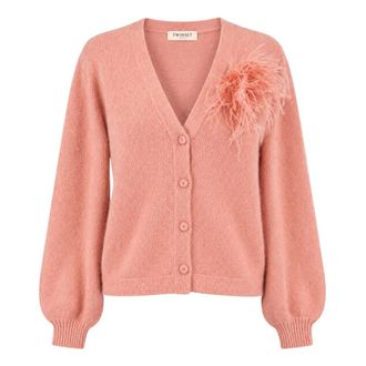 Twinset Cardigan - - Knitwear - Damen - Rosa - S