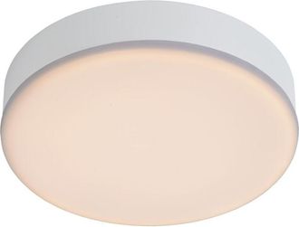 Lucide Ceres-led - Deckenleuchte Badezimmer - ø 21,5 cm - led Dim. - 1x30W 3000K - IP44 - Weiß - Lucide