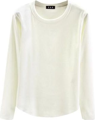 Generic sous Pull Femme Haut Thermique Femme sous Pull Thermique Femme Doux Glamour Top Thermique Manches Longues Seamless avec Soutien Gorge Polaire Bross&eacute;e 