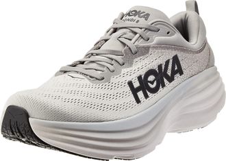 Hoka One One Herren Bondi 8 Max Cushioned Schuhe, Sharkskin/Harbor Mist, 39.5 EU