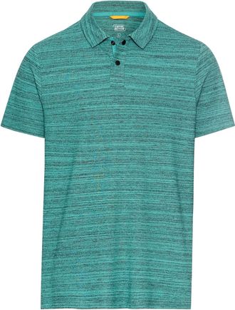 Camel Active Herren Kurzarm Poloshirt mit Cooling Effekt Grün, menswear-3XL