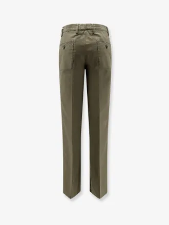 Aspesi Womens Cotton Trousers Green