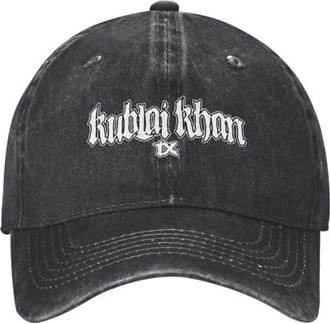 Generic Chapeau Homme, Kublai Khan TX Rock Music Band Casquette de Baseball Metalcore Styl&eacute; pour Hommes, Chapeau de Papa Routier Adulte, Casquette de Baseball