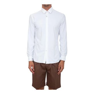Corneliani Homme, Chemises, Blanc, Taille: 4XL Chemise Bi-&eacute;lastique