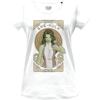 MARVEL Marvel Damen-T-Shirt, Hellrosa, XXL