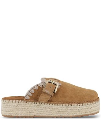 Mou chaussons en cuir - Tons neutres