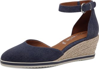 Tamaris Damen Klassische Ballerinas, Frauen Flats,Comfort Lining,TOUCHit-Fußbett,Slip-ons,klassisch elegant,Ballerinen,Blue,39 EU
