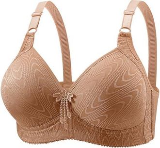 Generic Meine Bestellung B&uuml;gel, verstellbare BHS, Bralette mit voller Abdeckung und Halt, &Uuml;bergr&ouml;&szlig;e, Alltags-BH, caf&eacute;, XL