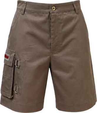 Off-white Baumwoll-Bermuda-Shorts - - Shorts - Damen - Braun - XS