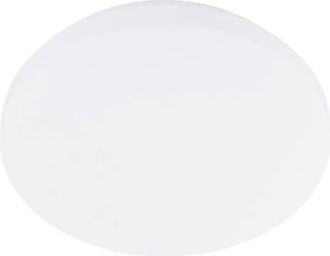 Eglo LED Deckenlampe Pogliola-E, Flache Deckenleuchte, Lampe Decke K&uuml;che, Leuchte Schlafzimmer aus Metall und Kunststoff in Wei&szlig;, neutralwei&szlig;, &Oslash; 22 cm