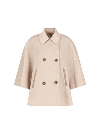 Max Mara Double-Breasted Cashmere Cape
