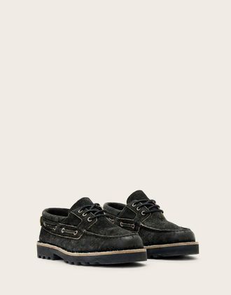 AllSaints Skiff - Bootsschuhe in Anthrazitgrau