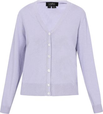 Usha Strickjacke Frauen hellblau