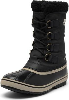 Sorel Homme 1964 Pac Nylon Waterproof Bottes de Neige imperm&eacute;ables, Black/Ancient Fossil, 42.5 EU