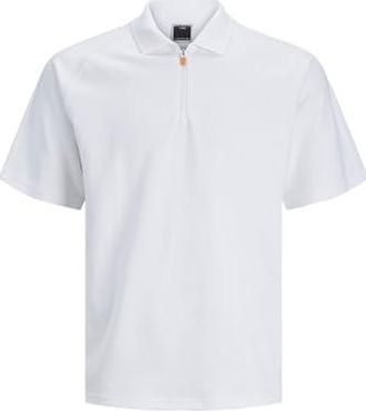 Jack & Jones Jcofusion Polo SS, Blanc, S Homme