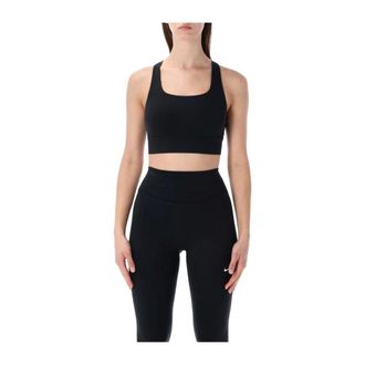 Nike Zenvy Sport-BH mit leichtem Halt und langem Schnitt - - Sport - Damen - Schwarzk - L