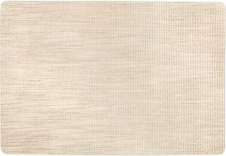 Lacor Lacor - 66886 - Rechteckiges Tischset, 45 x 30 cm, Beige, Aus Hochwertigem PVC, Modernes Und Elegantes Design, Leicht Zu Reinigen Widerstandsf&auml;hig