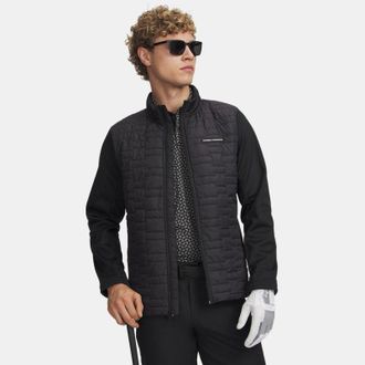 Under Armour Drive Pro Iso Jacke f&uuml;r Herren Schwarz / Metallisch Silber XXL