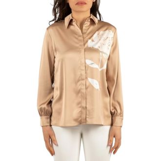 Nenette Damen, Blusen & Hemden, Beige, LGr&ouml;&szlig;e