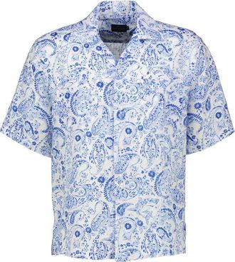 Paul & Shark Herren Freizeithemd aus Leinen