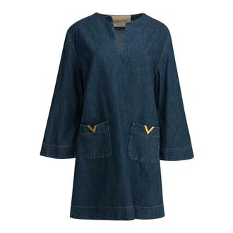 Valentino Damen, Kleider, Blau, MGr&ouml;&szlig;e