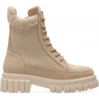 Maruti Maya Nubuk Beige Schn&uuml;rstiefel - - Shoes - Damen - Beige - 42 EU
