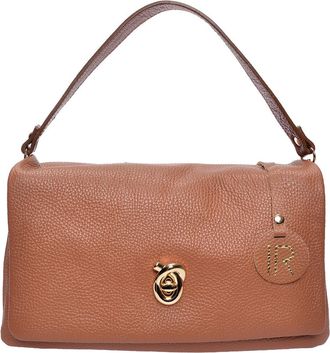 Isabella Rhea Braun Rindsledertasche