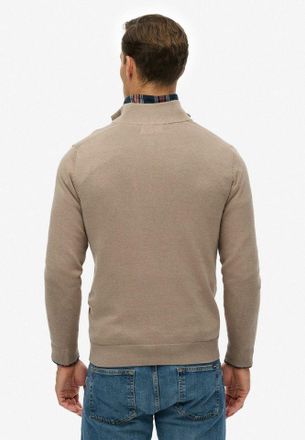 Superdry Troyer ESSENTIALS COTTON HALF ZIP