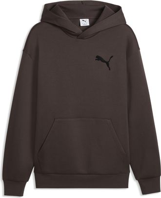 Puma Hoodie d&eacute;contract&eacute; Essentials Elevated Logo Cat Homme, Accessoires, Marron, XXL