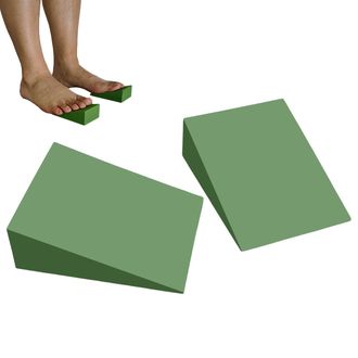 Generic Squat Wedge f&uuml;r Kniebeugen mit Ferse, Kniebeugen-Keil mit erh&ouml;hter Ferse, rutschfest, leicht und tragbar, Yoga-Bl&ouml;cke, langlebiges Heimtraining f&uuml;r M&auml;