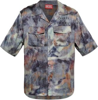 Diesel Homme, Chemises, Gris, Taille: M S-Brack-Dmbn Shirt