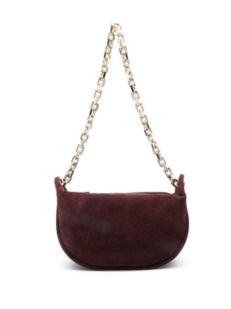 Fabiana Filippi Mittelgro&szlig;e Schultertasche aus Wildleder - Rot