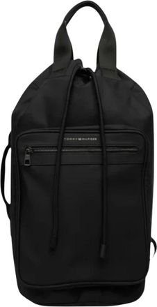 Tommy Hilfiger Homme, Sacs, Noir, Taille: ONE Size Metal Logo Crossbody Sling Bag