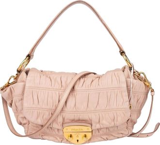 Prada Crossbody Bags - Prada Quilted Leather City Crossbody Bag - Gr. unisize - in Gold - für Damen