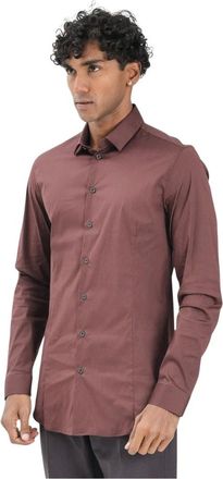 Patrizia Pepe Homme, Chemises, Brun, Taille: S Essential Shirt