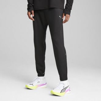Puma Pantalon de running fusel&eacute; CLOUDSPUN Homme, V&ecirc;tements, Noir, 3XL