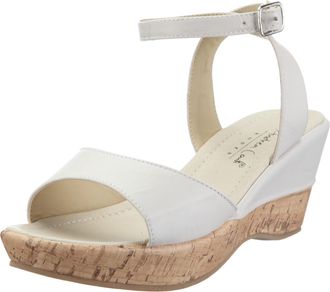Andrea Conti 0261113, Damen, Sandalen/Fashion-Sandalen, Weiss (Weiss 001), EU 37