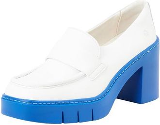 Art Femme 1972 Berne Plate-Forme, Nappa White Blue, 39 EU