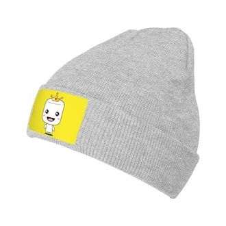 Generic Slouch Bonnet Tricot&eacute;, Mignonne Guimauve Portant Une Couronne, Doux Chapeau dhiver Tricot&eacute;, Bonnets en Tricot pour Femme, Ski, Cyclisme