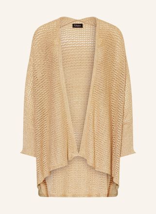 Grace Grace Oversized-Strickh&uuml;lle Mit Glitzergarn beige