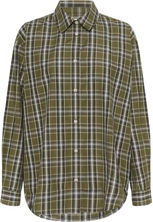 Kaffe Femme, Blouses et Chemises, Vert, Taille: 42 FR Kachris Shirt