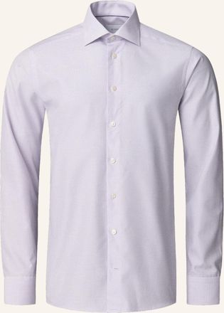 Eton Kariert Signature Twill-Hemd Contemporary Fit lila