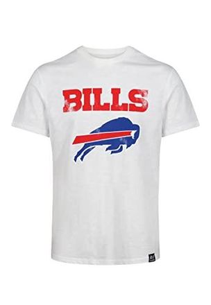 Recovered Clothing Buffalo Bills White NFL Est Ecru T-Shirt