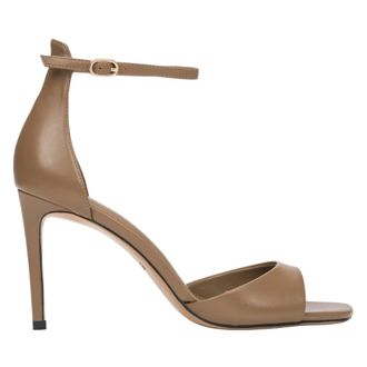 Estro & Luminara Femme, Chaussures, Brun, Taille: 40 EU Élégantes sandales à talons hauts marron