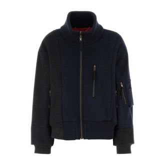 Maison Margiela Woll Bomberjacke - - Jackets - Damen - Mehrfarbig - 2XS