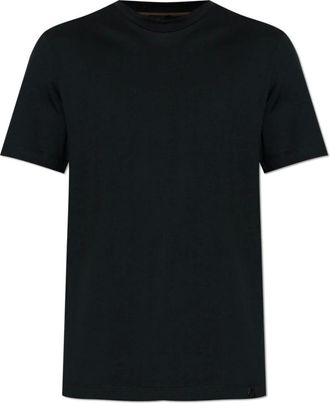 Brioni Homme, Tops, Noir, Taille: S T-shirt &agrave; col rond